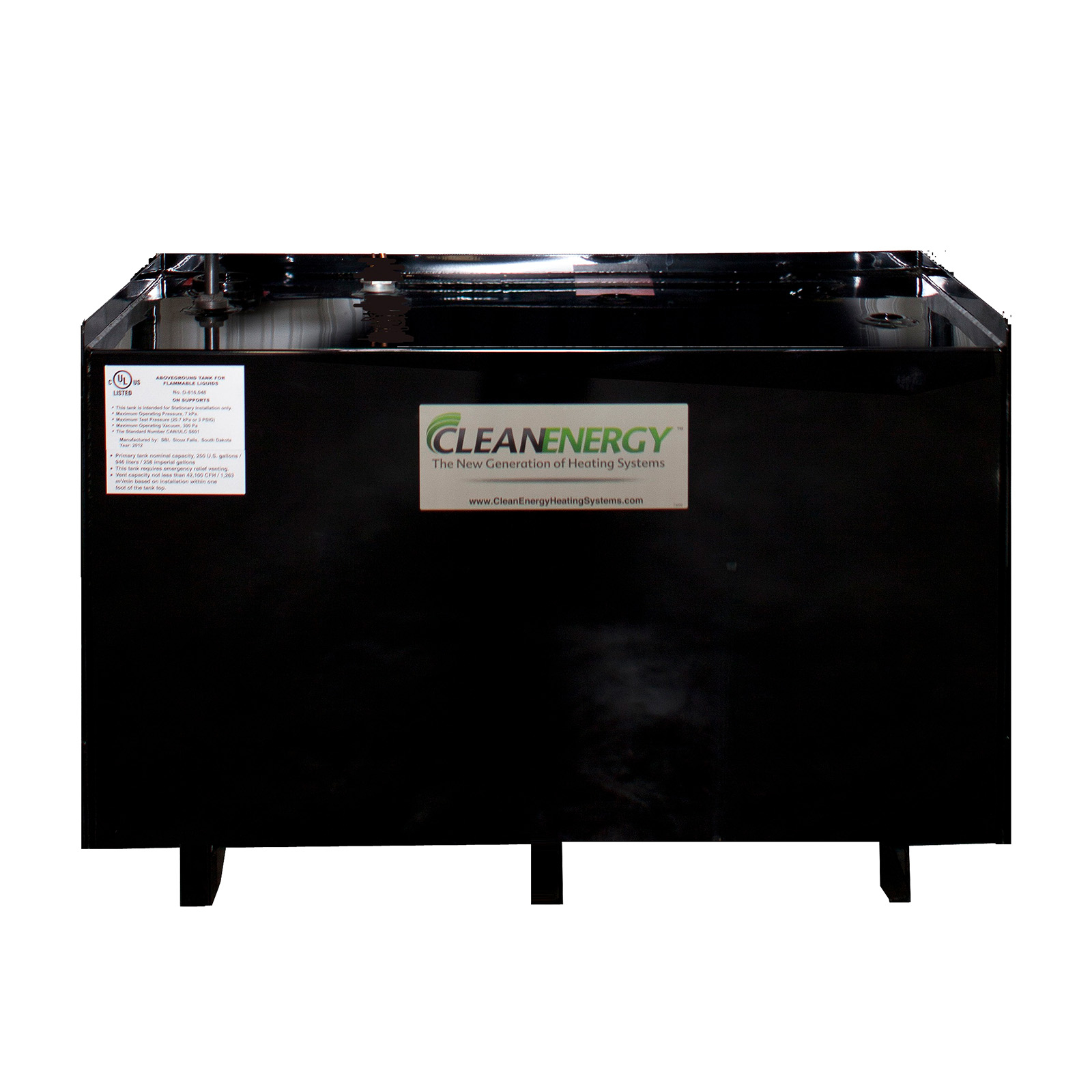 250 Galllon Oil Tank | Clean Energy Waste Oil Storage Tank