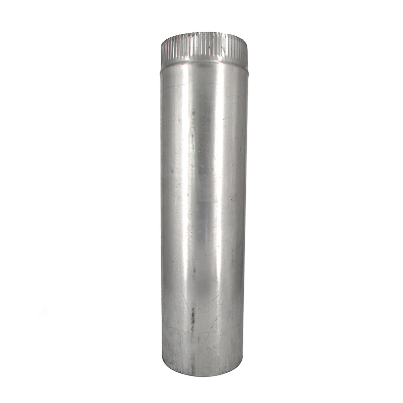 6” x 24” Galvanized Vent Pipe for Waste Oil Heating