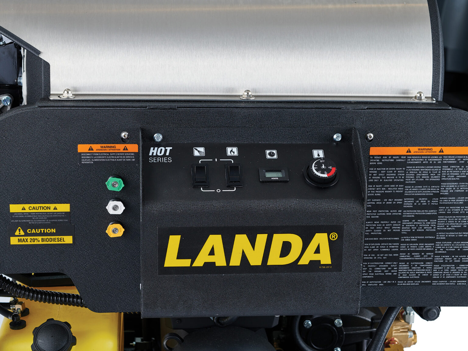 Landa HOT Series Hot Water Pressure Washer - Up to 2000 PSI