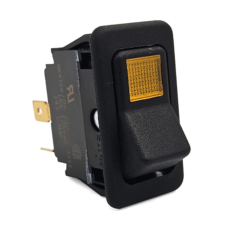 Rocker Switch, Amber Light 2-Pos, 15 Amp | Northstar Clean Concepts