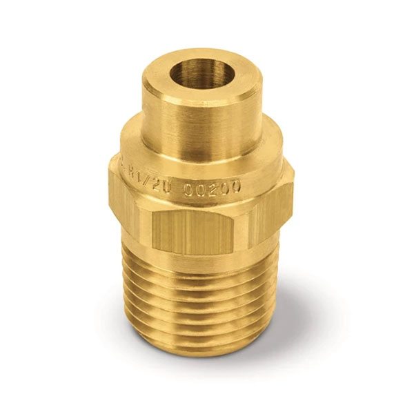 VeeJet Nozzle 0° - Spraying Systems - 1/4" MPT Brass